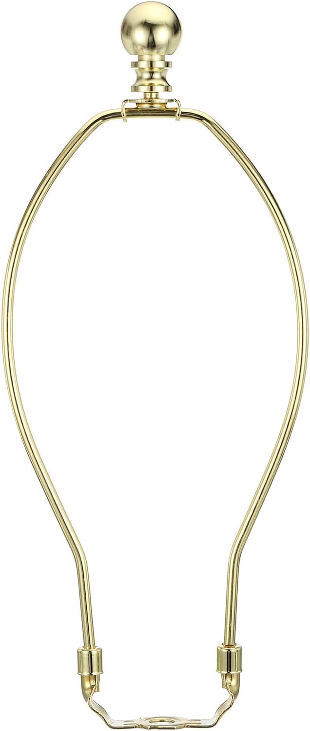 PATIKIL 10 Inch Lamp Harp Kit with Finial, 1 Set Detachable Shade ...