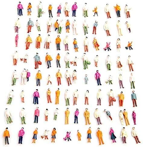 Amazon.com: 1:100 HO Scale Models People Set, Airlxf 200PCS DIY Resin ...