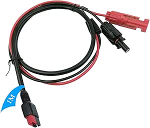 Amazon.co.jp: Smarkey ソーラーMC4コネクタto Anderson power pole 変換アダ、 14AWG 1mコネクター 太陽光パネル ケーブル スアダプター ...