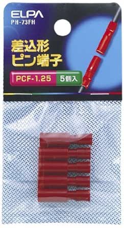 Amazon.co.jp: （まとめ買い） ELPA 差込ピン端子(PCF-1.25) PH-73FH 【×10】: DIY・工具・ガーデン