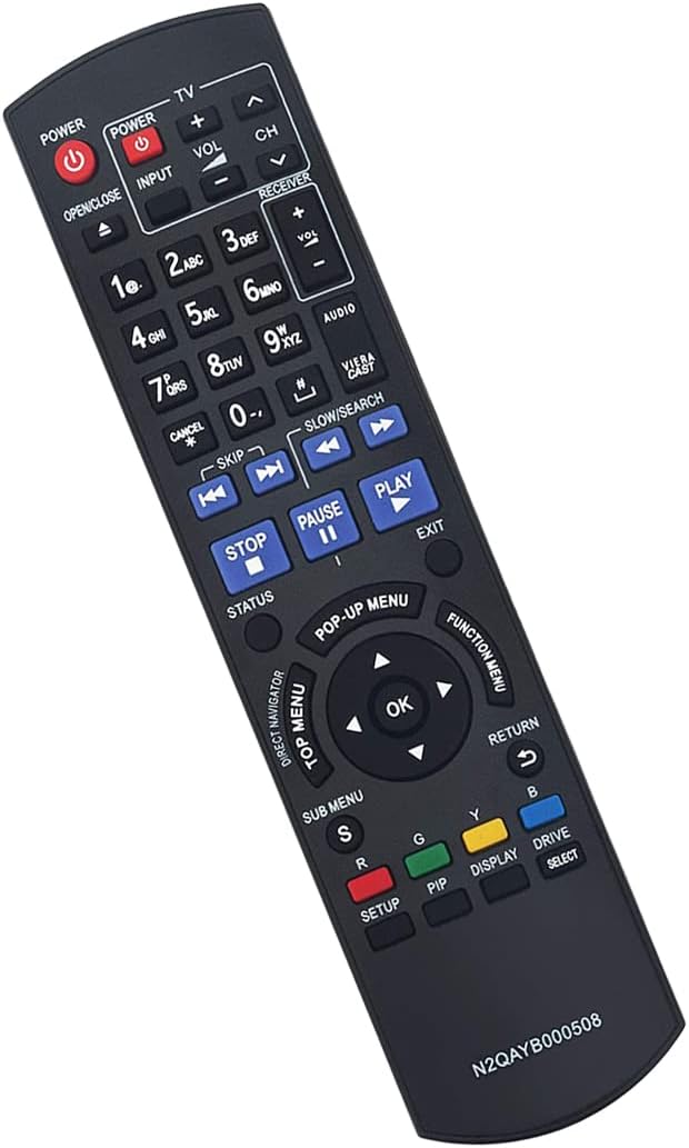 Amazon.com: N2QAYB000719 Replacement Remote Control fit for Panasonic ...