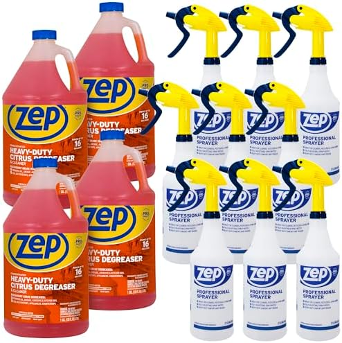 Amazon.com: Zep Heavy-Duty Citrus Degreaser 1 Gal (Case of 4) and ...