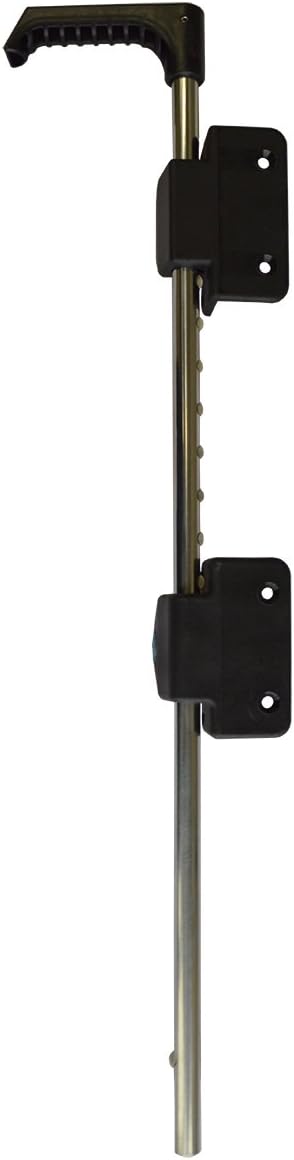 Amazon.com: Black 24 Inch Key-Lockable Stainless Steel Drop Rod | Keyed ...