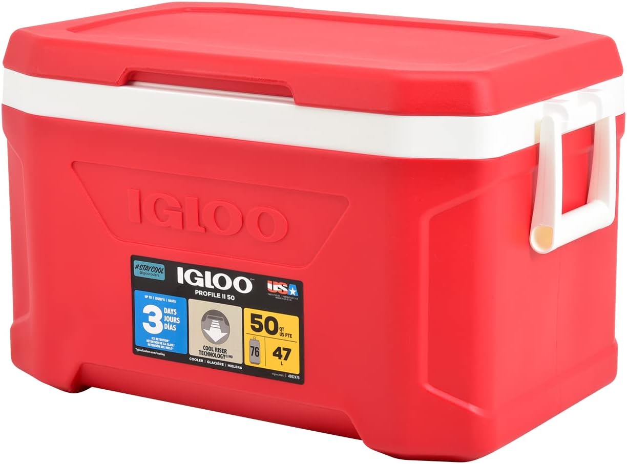 Amazon.com : Igloo 48-Quart Breeze Cooler (Red) : Sports & Outdoors