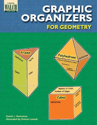 Graphic Organizers For Geometry: Walch: 9780825143441: Amazon.com: Books