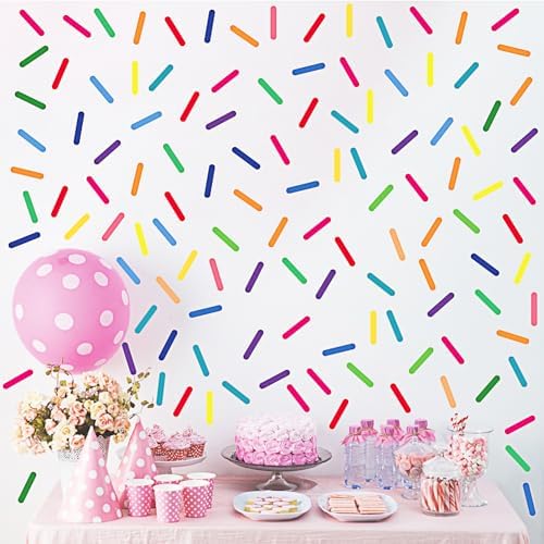 Amazon.com: Easu Sprinkles Fabric Wall Decals Mini Bar Stickers ...