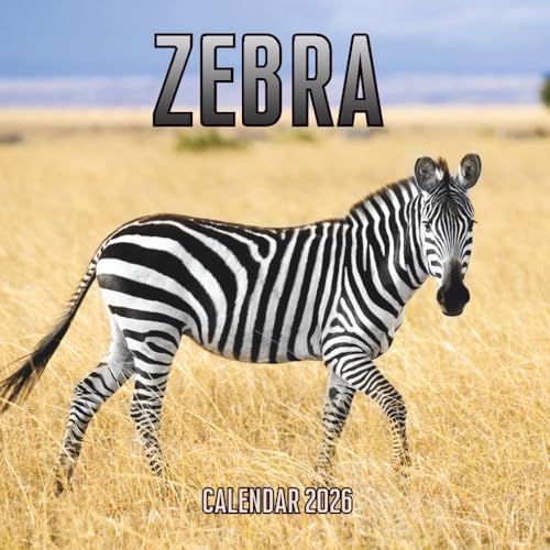 Zebra Calendar 2026: 14-Month Organizer from Nov 2025 to Dec 2026 ...