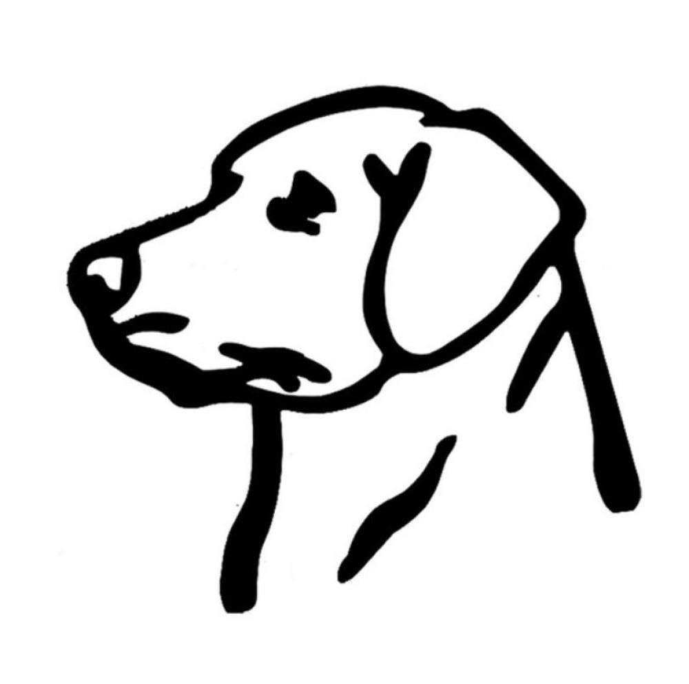 Lab Head Silhouette Decal