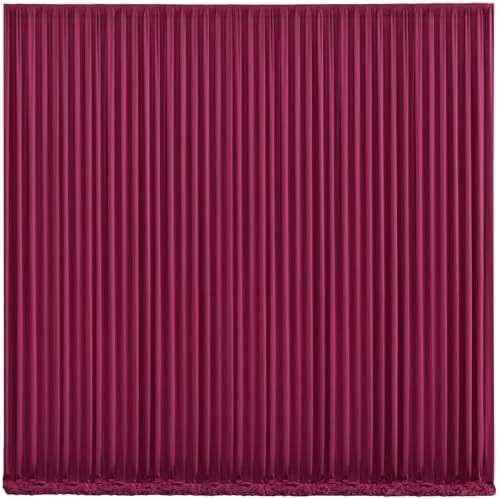 Amazon.com : 4 Panels Burgundy Backdrop Curtains for Wedding Party ...