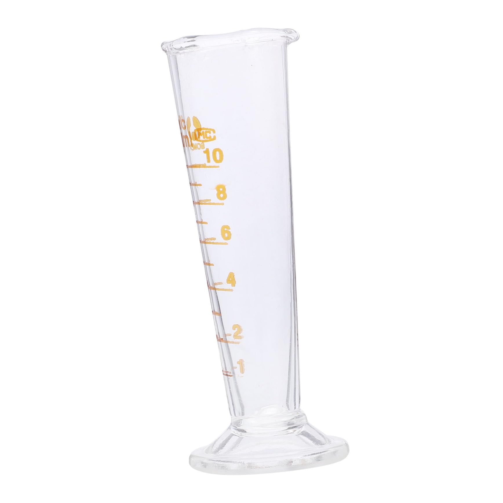 Hemobllo 10ml Glass Graduated Cylinder For Lab Conical Beaker Measuring ...