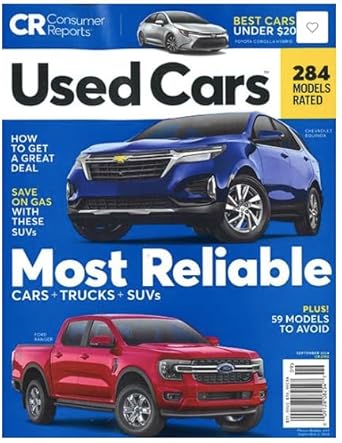 Consumer Reports Used Car Magazine September 2024: Consumer Reports ...