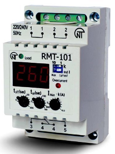 NOVATEK ELECTRO Single Phase Overcurrent Relay (White) : Amazon.in ...