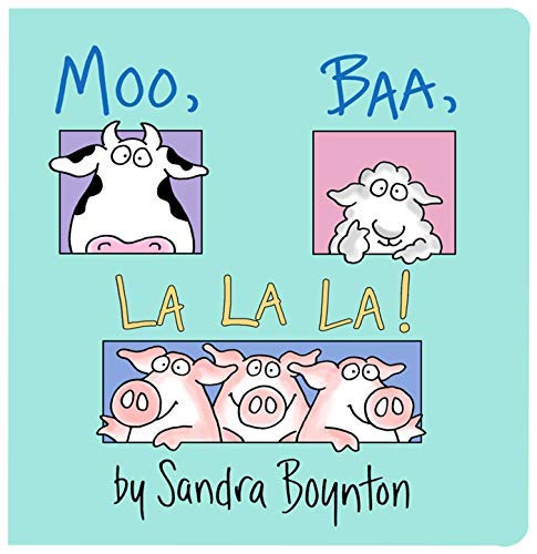Moo Baa La La La Board book – November 30, 1982: sandra-boynton: Amazon ...