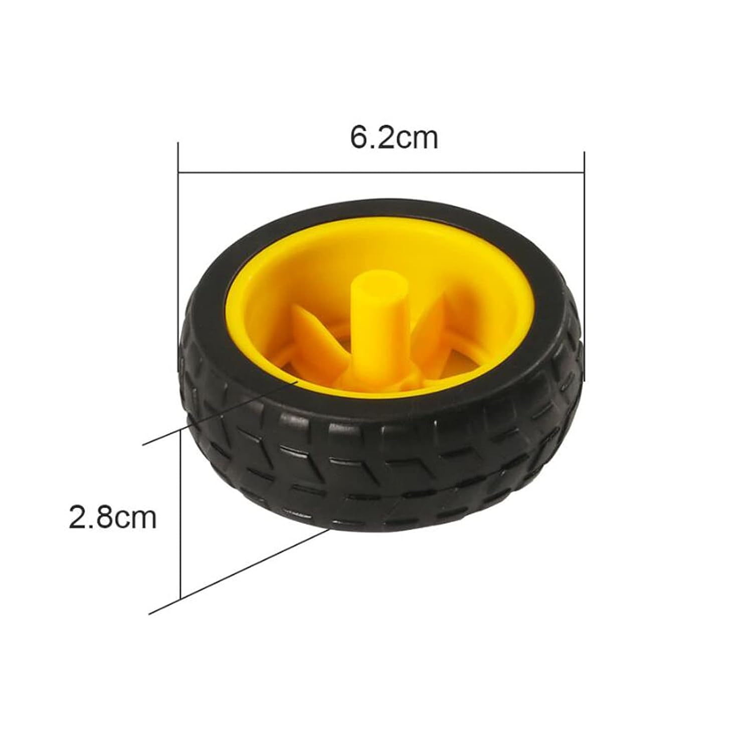 Buy AEDIKO 4 Sets TT Motor DC 3-6V Gearbox Motor Dual Shaft 200RPM ...