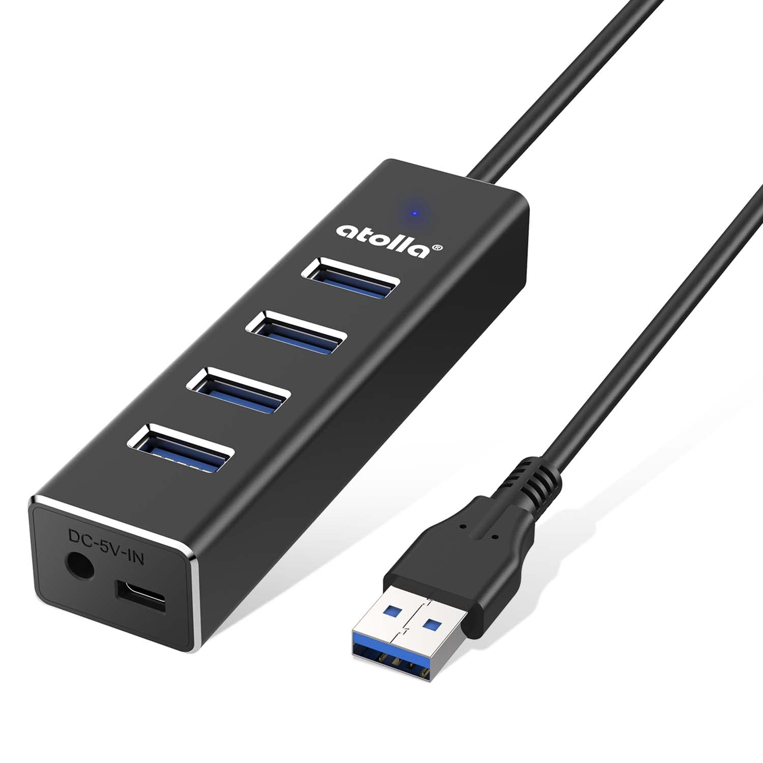 atolla Hub USB 3.0, 4 en 1 Adaptador USB 4 Puertos 5Gbps, Conector ...