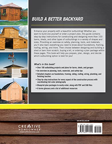 Snapklik.com : Ultimate Guide: Barns, Sheds & Outbuildings, Updated 4th Edition, Plan/Design ...