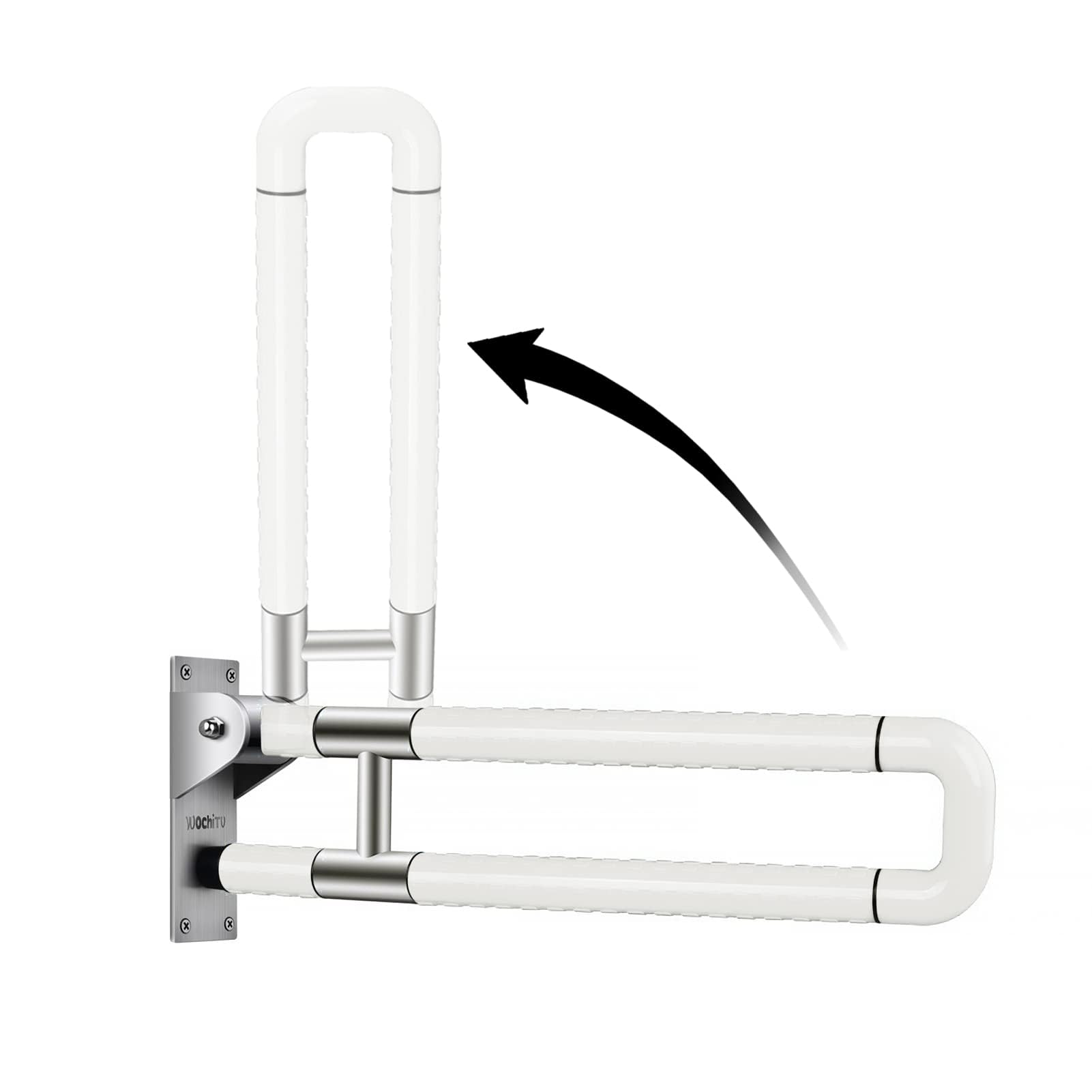 Snapklik.com : Handicap Toilet Rails Foldable Skid Resistance Handicap ...