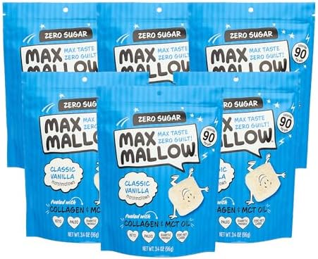 Amazon.com : Max Mallow Sugar Free Marshmallows - Keto-Friendly ...