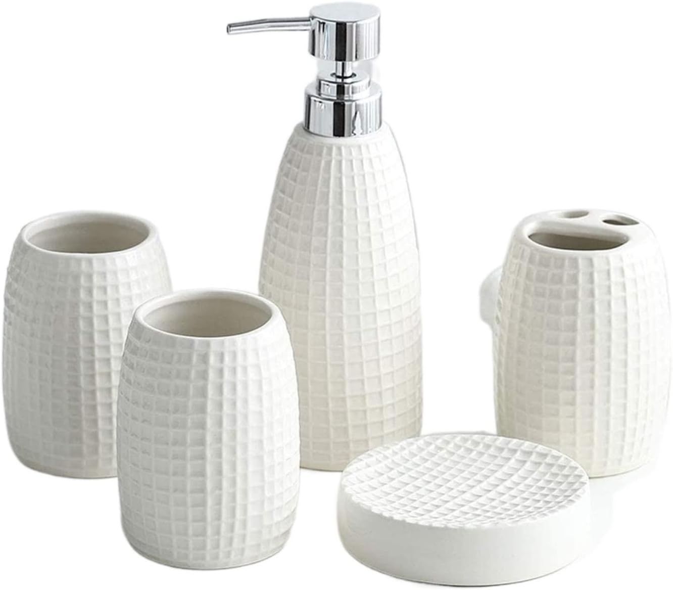 Amazon.com: Bath Accessories Set Bathroom Accessories Set Bathroom ...