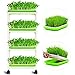 Amazon.com : 4 Layers Sprout Trays with Extra Strength Plastic Shelf ...