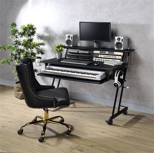 Amazon.com: i-POOK 47" Music Studio Desk with Cup Holder, Ergonomic ...