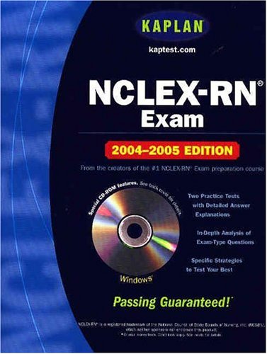 Kaplan NCLEX-RN 2004-2005 with CD-ROM: 9780743251846: Medicine & Health ...