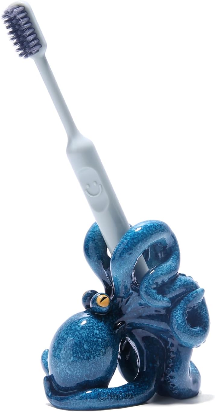 Amazon.com: Octopus Style Toothbrush Holder, Unique Bathroom Decor ...