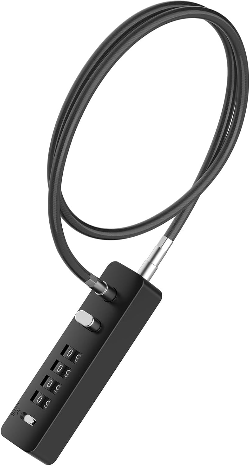 YogePote Cable Locks with Combination, 23.6" Bicycle Cable Rope Lock ...