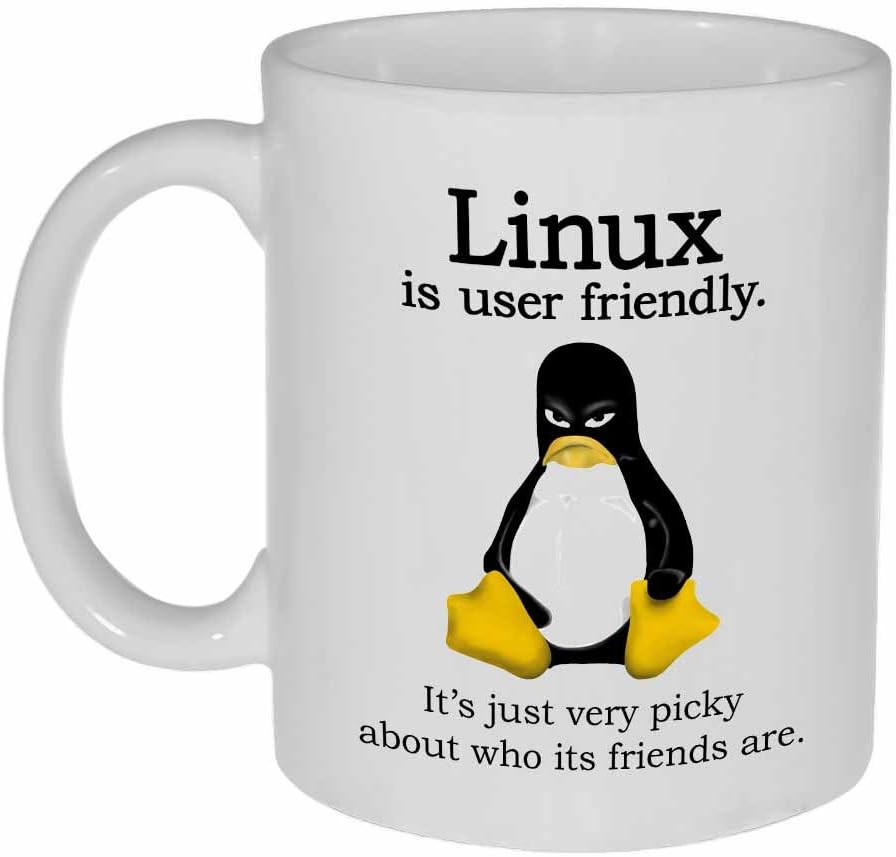 Amazon.com | Neurons Not Included Funny Linux Coffee or Tea Mug -Linux ...