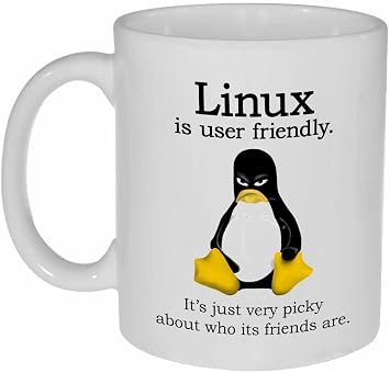 Amazon.com | Neurons Not Included Funny Linux Coffee or Tea Mug -Linux ...