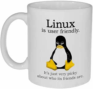 Amazon.com | Neurons Not Included Funny Linux Coffee or Tea Mug -Linux ...