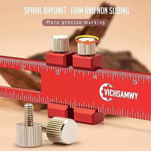 Snapklik.com : Woodworking Ruler, Precision Pocket Rulers, Scribing ...