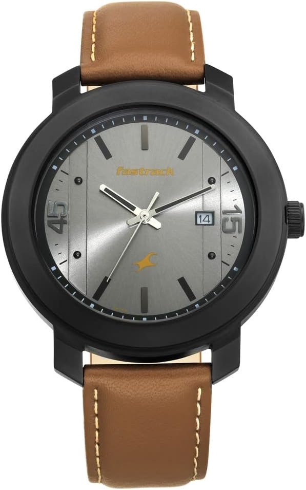 TIMEX Leather Fashion Analog Multi-Color Dial Men Watch-Ti000U90300 ...