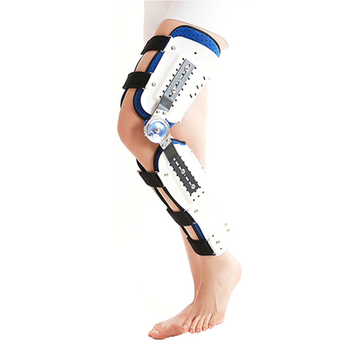 Amazon.com: Knee Brace Medial Hinged Leg Brace Support Osteoarthritis ...
