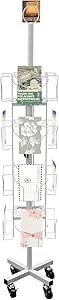 Amazon.com: Countertop Rotating Greeting Card Rack, 16 Pockets Metal ...