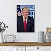 Amazon.com: wall26 - Portrait of Donald Trump (45th President of The ...