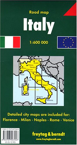 Italy Road Map: Freytag & Berndt: 9783707907247: Amazon.com: Books