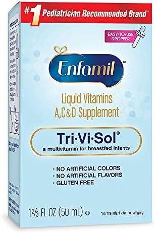Amazon.com: Enfamil Tri-Vi-Sol Vitamins A, D & C Supplement Drops for ...