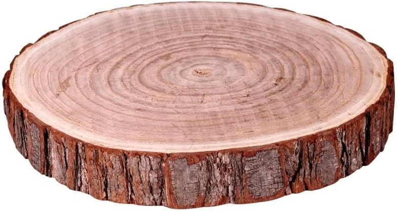 Extra Large Natural Wood Log Slice Tree Bark Wedding Table Centerpiece ...