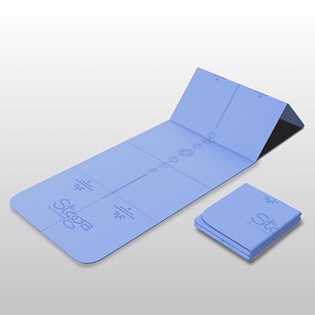 Stoga Origami Foldable 6mm Yoga Mat | Non-Slip | Mat for Men & Women ...
