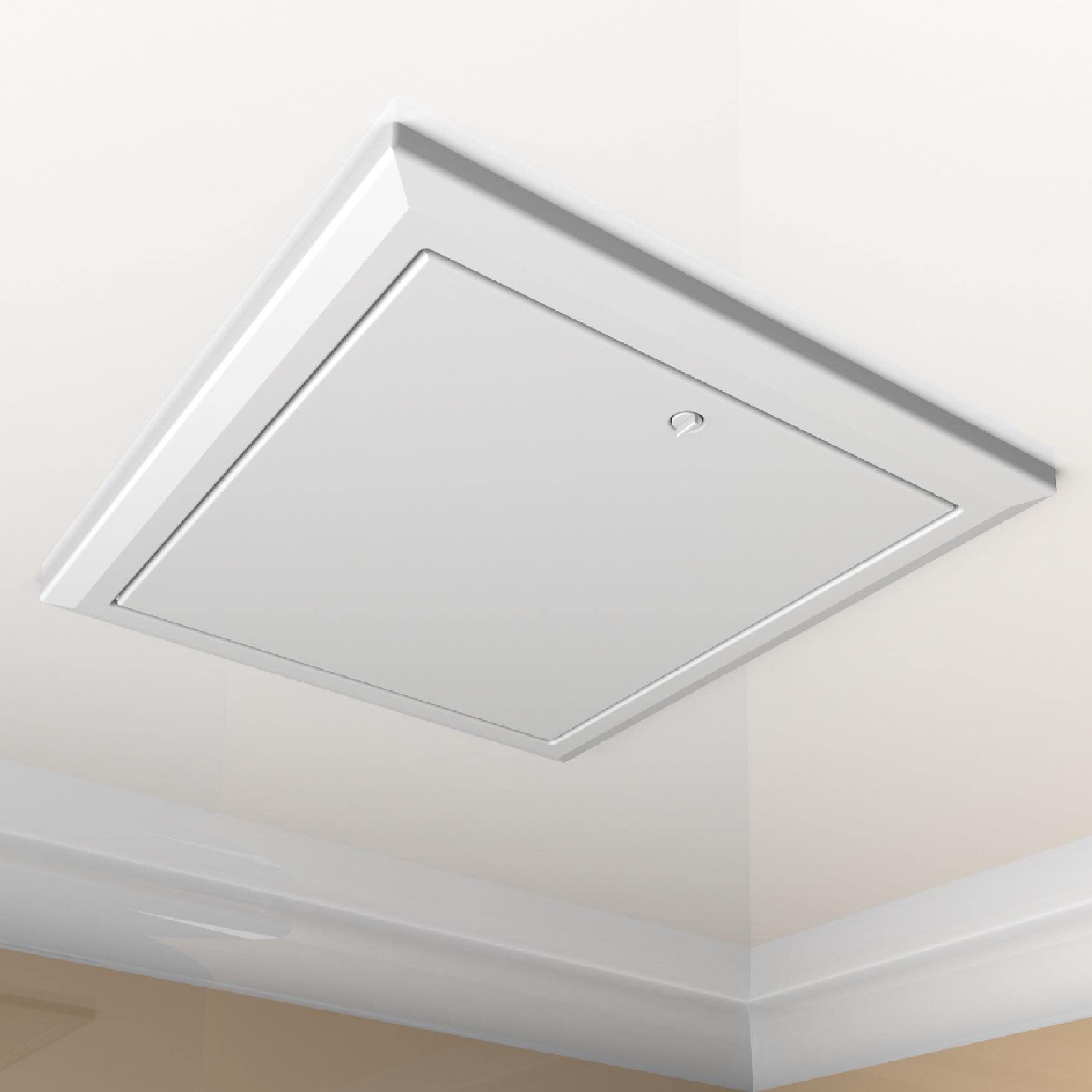 Buy Timloc White Loft Trap Door Hinged Drop Down Insulated Hatch Access ...