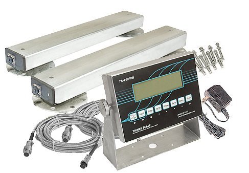 Triner Scale AWB-5K Livestock Scale, 5,000 x 1 lb Capacity, 24" Weigh ...