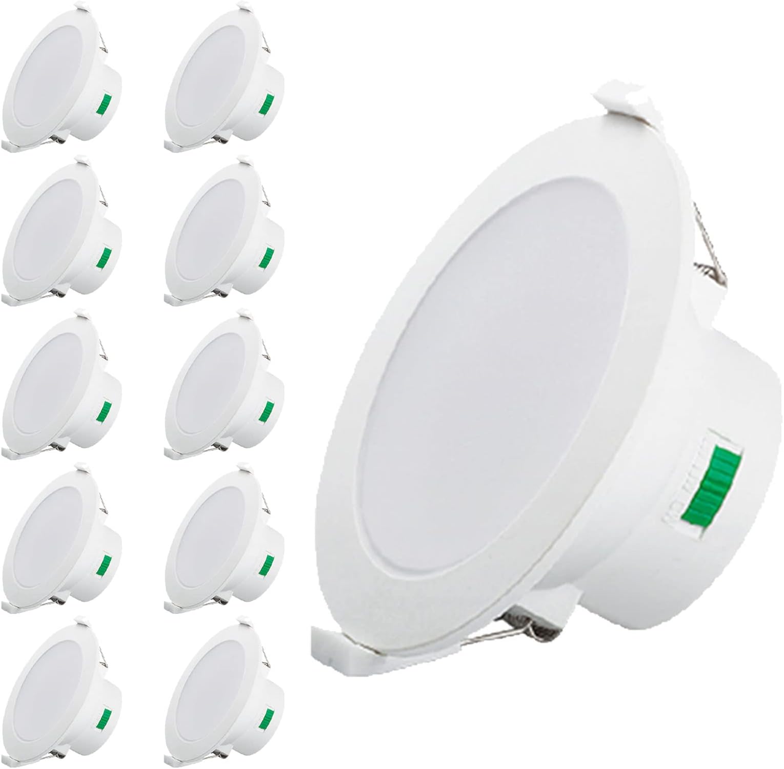 Smart WiFi Downlight FRESHIN 90mm Cutout 9W RGBCW Group Control IP44 ...