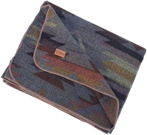Amazon.com: Alpaca Wool Blanket, Throw Size 78 x 47, Reversible 2 in 1 ...