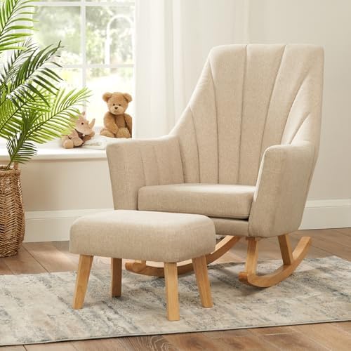 Sereno Nursing Glider maternity rocking chair with glide lock and ...