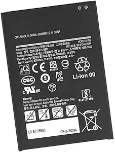 Tnikumall Replacement EB-BT575BBE GH43-05039A Battery for Galaxy Tab Active 3 T570 T575 SM-T575 ...