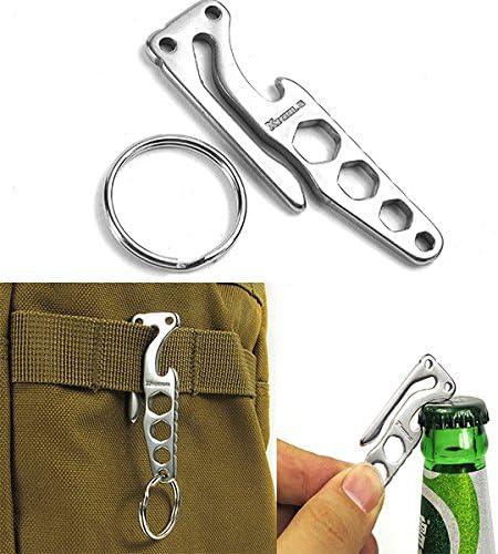 Amazon.com : BephaMart Outdoor EDC Pocket Key Chain Tool Keyring Clip ...