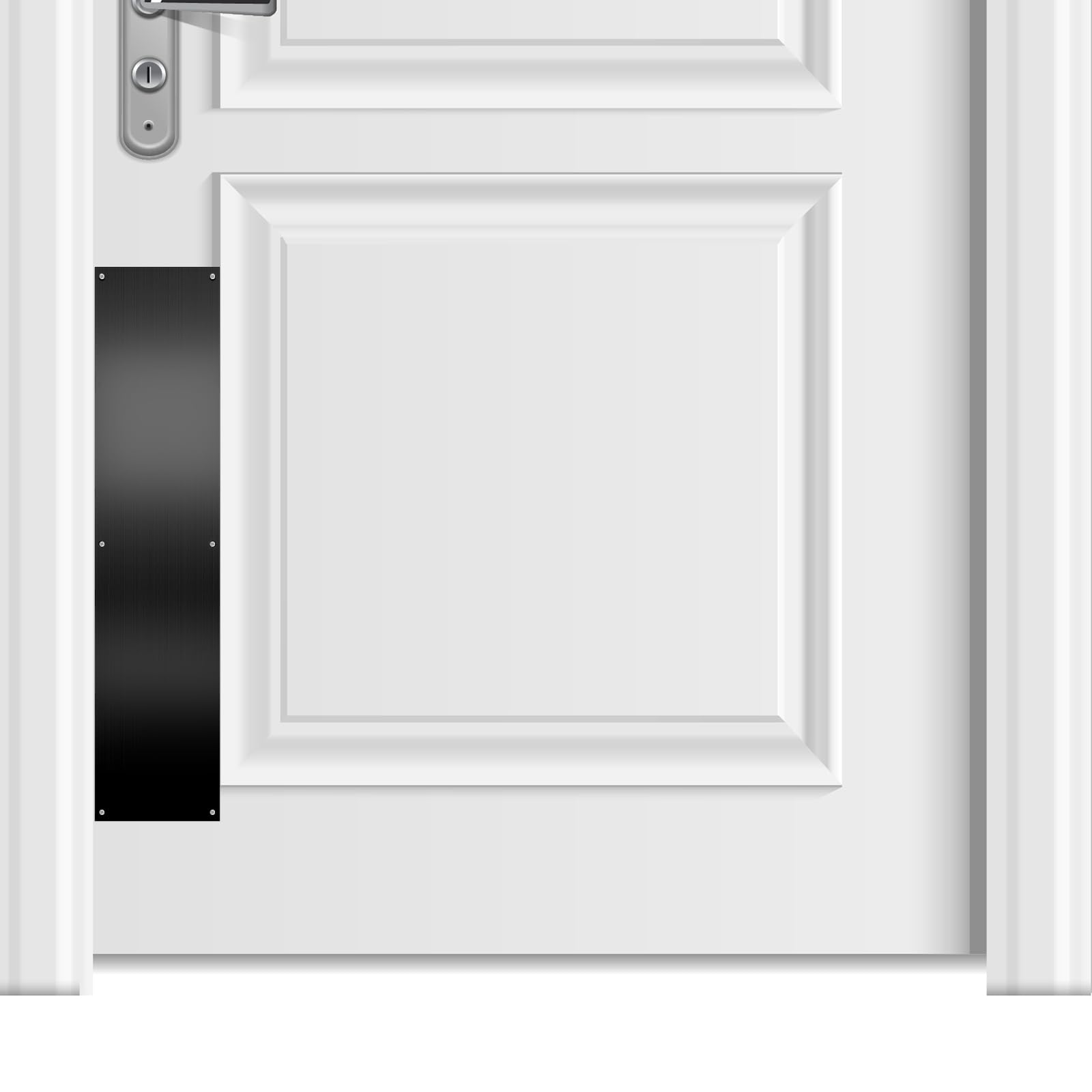 Fabbay 2 Pieces Door Kick Plate Kick Plates for Exterior Doors Aluminum ...