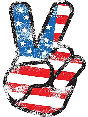 Amazon.com: MR3Graphics Magnet Retro American Peace Shirt Magnetic Car ...