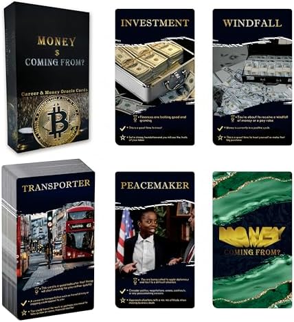 MAKABEE Money and Career Oracle Cards Deck, Money Oracle Cards Set ...